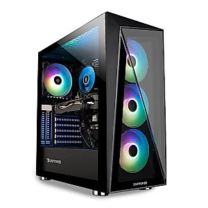 iBUYPOWER Pro Gaming PC Computer Desktop - SlateMR 1004 (Intel Core i3-10105F 3.7GHz, Nvidia GeForce GTX 1650 4 GB, 8GB DDR4, 480 GB SSD, RGB Fans, WiFi Ready, Windows 11 Home)