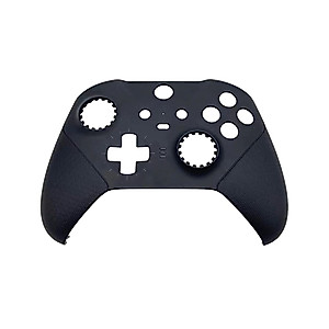 Hzjunsi Shell Case Replacement Front Housing Faceplate Cover Compatible with Xbox Elite Series 2 Wireless Controller - Black