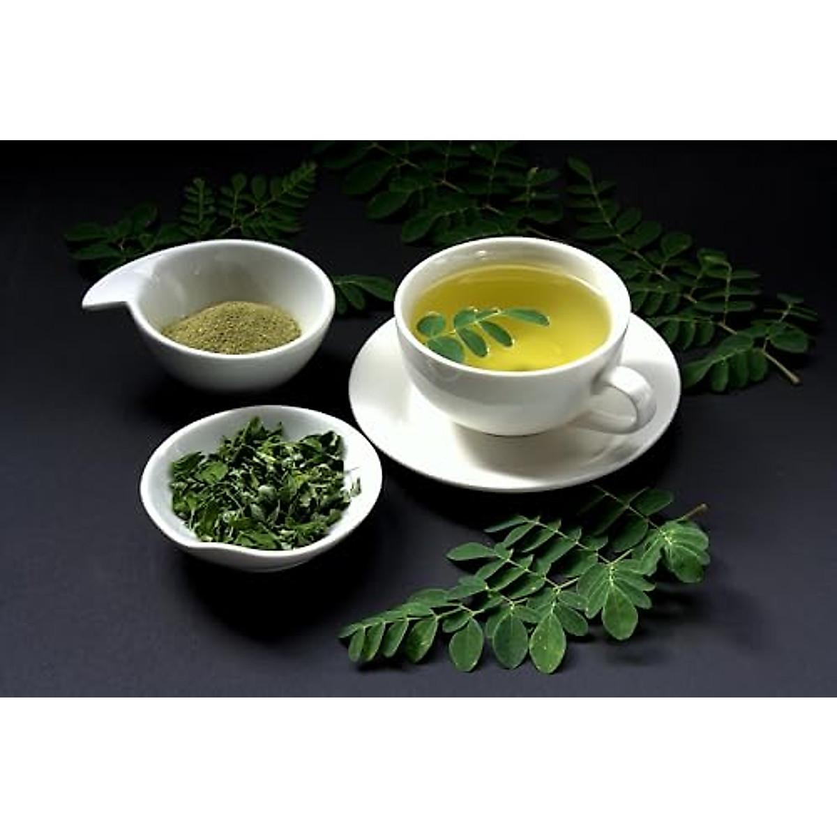 MOGO Organic Moringa Tea Bags - 50 Count,100% Pure,Caffeine Free,Rich Aroma and Taste, Premium Grade Moringa Tea Leaves, Antioxidants Rich Herbal Tea(Packaging Vary)