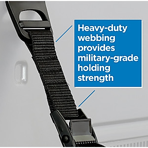 Mount-It! Safety Straps for TV, Furniture, Bookcase, Dresser and TV Stands - Anti-Tip Strap Television Anchor Kit for Baby Proofing, Earthquake Protection, 2 Pack, Mounting Hardware Included