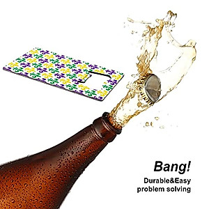 Mardi Gras Fleur De Lis Stainless Steel Bottle Opener Fashion Beer Bottle Cap Opener for Kitchen Wedding Party Gift