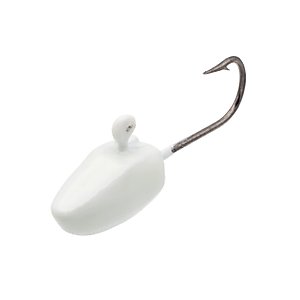 ESR Nano Tungsten Ice Fishing Jig Enhanced Sonar Return 2 Pack (5mm - 1/16oz, White (Glow))