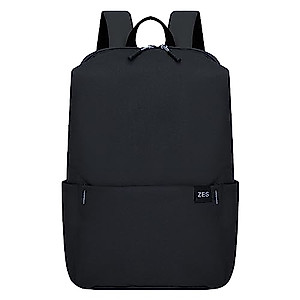 Wabtum Vintage Backpack Travel Laptop Backpack with usb Charging Port for Women Men College Backpack Laptop Black