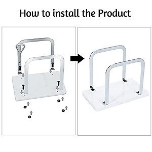 Winmien Napkin Holder, Paper Towel Dispenser with Marble Base for Kitchen Countertops.（Chrome）