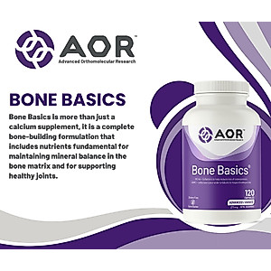 Bone Basics (120 Capsules) Brand: A.O.R Advanced Orthomolecular Research