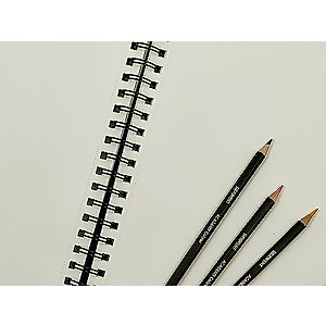 Derwent Sketch Book, Big Book Drawing Pad, A4, 8.27 x 11.69 Inches Sheet Size, Wirebound, Hard Covers, 86 Sheets (2301607)