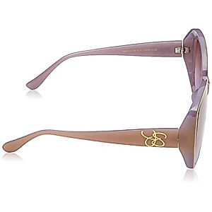 Jessica Simpson Women's J5839 Oversized Butterfly Sunglasses with UV400 Protection - Glamorous Sunglasses for Women, 60mm