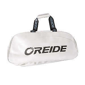 UNISTRENGH Badminton Racket Bag Tennis Equipment Duffle Bag for Men and Women Portable Sports Backpack Racket Tote (White)