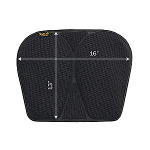 Skwoosh Classic Kayak Paddling Gel Seat Pad with Airflo Breathable and Cushioning Mesh | Made in USA