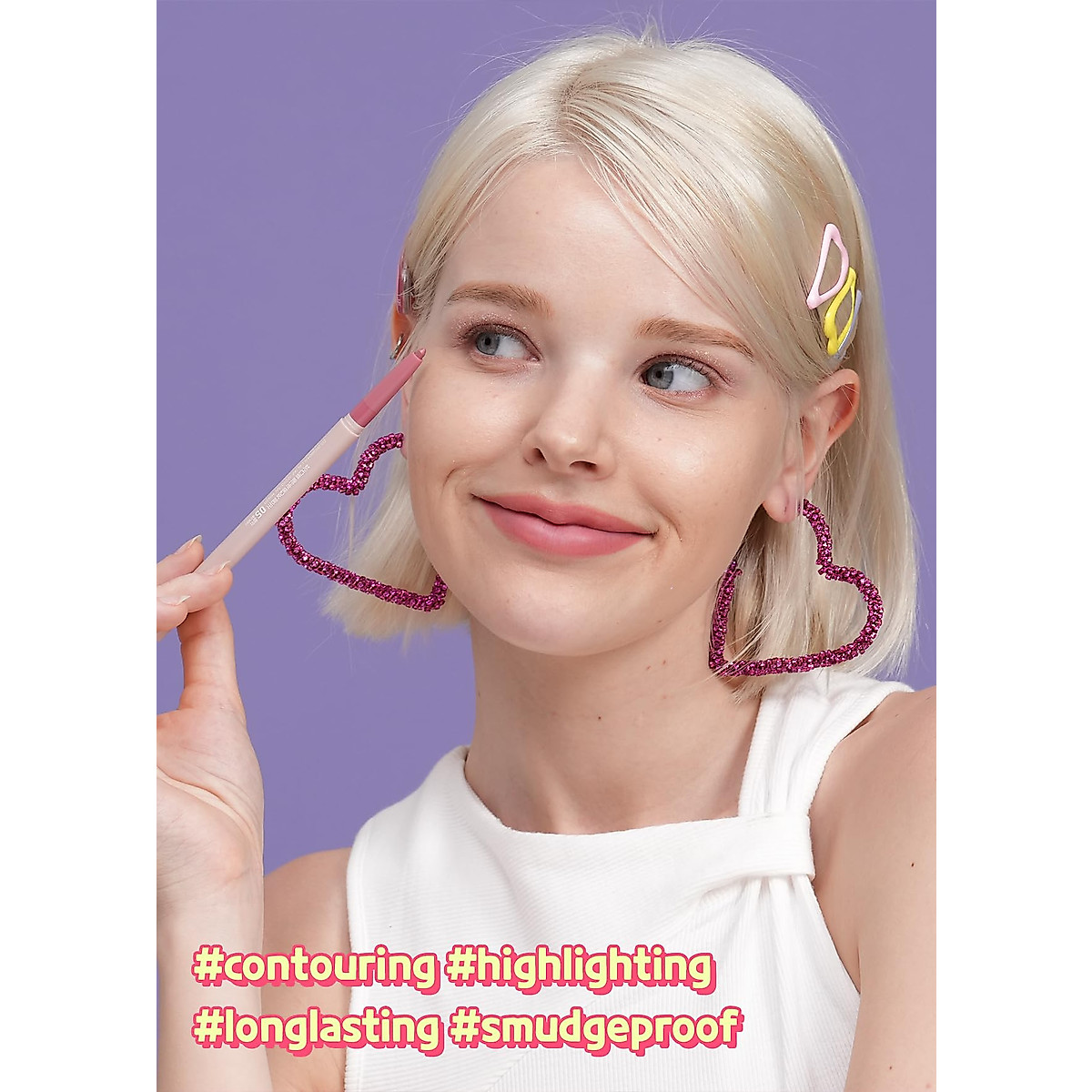 COLORGRAM Under Eye Highlighter Stick 01 Warm Tone | Silky-Smooth Long-Lasting Highlighter & Contouring Stick for Smudge-Proof, Shining Daily Makeup | K-Beauty Face Highlighters & Luminizers