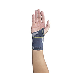 Push Sports Wrist Brace for Athletic Wrist Support. Comfortable, Easy-to-Wear Brace for Tendonitis, Fractures, Injuries, and Arthritis. (Left Small)