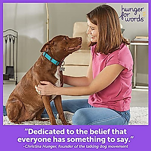 Hunger for Words Talking Pet Starter Set - 4 Piece Set Recordable Buttons for Dogs, Talking Dog Buttons, Teach Your Dog to Talk, Talking Pet, Dog Training Games, Dog Buttons for Communication