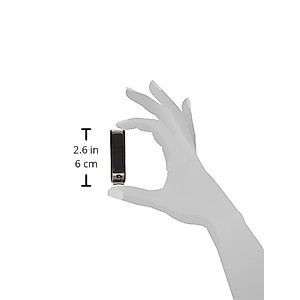 Tweezerman Precision Grip Fingernail Clipper, Black