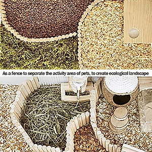 Hamiledyi Hamster Bridge,Hamster Wooden Bridge Bendy Climbing Ladder,Hamster Long Suspension Bridge Chew Toys for Hamster Rat Mice Gerbil Chinchilla Guinea Pig Chipmunk Sugar Glider