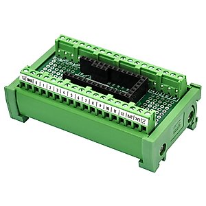 Terminal Block Breakout Board Module for Teensy 3.2, DIN Rail Mount Version