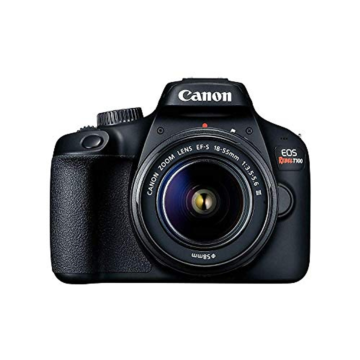 Canon EOS Rebel T100 / 4000D DSLR Camera (w/ 18-55 III) (Renewed)