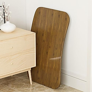 SanzIa Foldable Bamboo Coffee Table, Japanese Tatami Low Table, Portable Bay Window Table, Living Room Tea Table, No Assembly Required (Color : A, Size : 57 * 44 * 23cm)