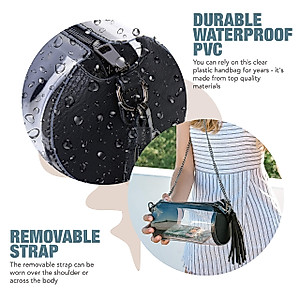 Clarity Handbags Clear Stadium Approved Purse - Lola - Transparent Crossbody Purses - PVC Vinyl Hand Bag For Women …