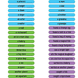 Story Prompt Sticks - 135 Sticks