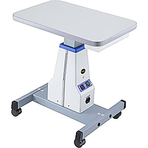 VEVOR Motorized Instrument Table Professional Medical Cart Dental Cart Adjustable Optical Eyeglass Motorized Instrument Work Table for 2 Instruments (A16 22.8"x15.7")