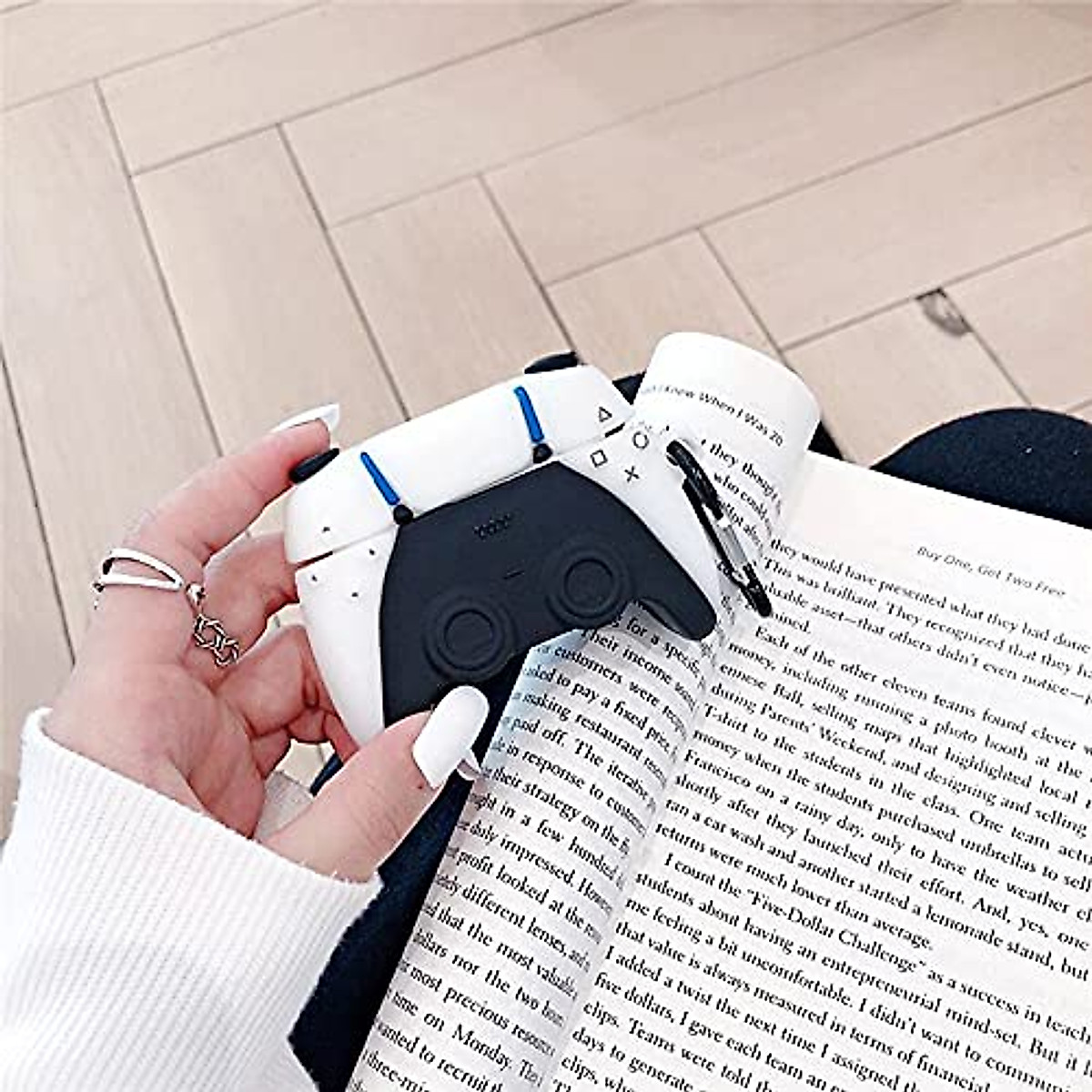 Compatible with Beats Studio Buds Case Cute,3D Cartoon Cute Design Silicone for Beats Studio Buds Case for Kids/Girls/Teens Boys (Handle)