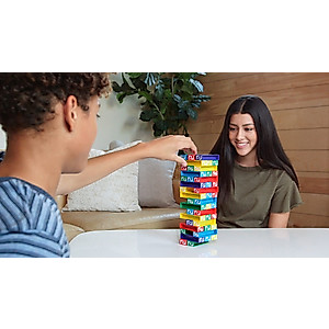 Mattel Games UNO StackoGame for Kids and Family with 45 Colored Stacking Blocks, Loading Tray and Instructions, Makes a Great Gift for 7 Year Olds and Up (43535)