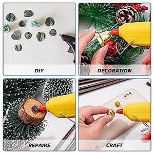 WWYICHEN 10 Pieces Mini Hot Glue Gun Sticks 7 mm by 200 mm Hot Melt Glue Sticks for DIY Art Craft, Brown