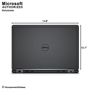 Dell Latitude E5550 15.6in Laptop, Core i5-5300U 2.3GHz, 8GB Ram, 240GB SSD, Windows 10 Pro 64bit (Renewed)