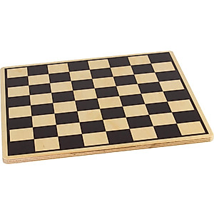 Basic Wooden Checker/Chess Board - Made in USA