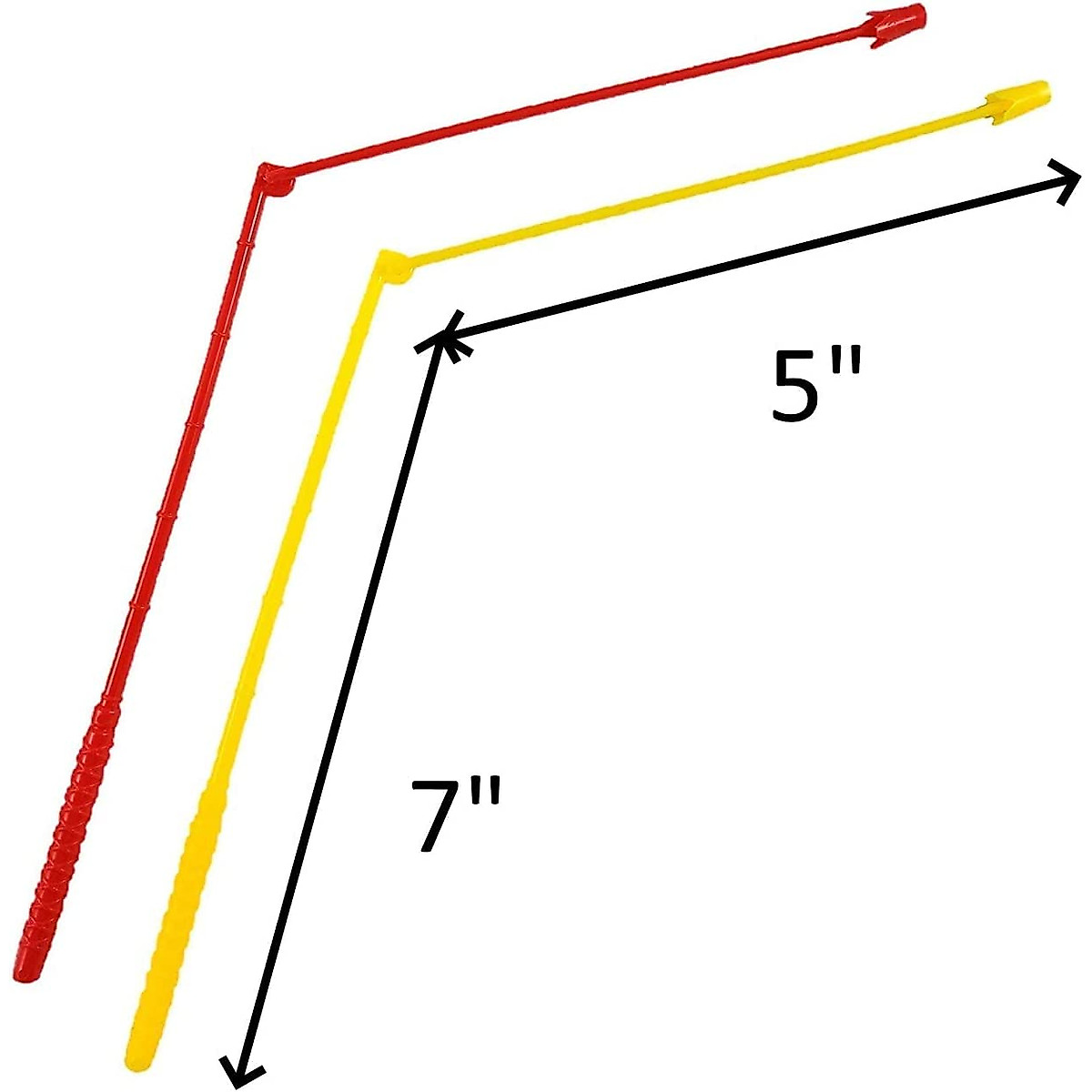 Haktoys Replacement Fishing Poles Kit Rods Set (Pack of 4) Non-Magnetic Poles Works Fishing Games and Other Compatible Fishing Board Games