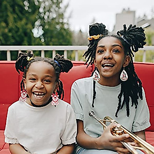 Stology Faux Leather Spring Summer Earrings for Women Farm Animals Earrings Set of 12, Easter Funny Bunny Cow Chicken Pig Teardrop Dangle Earrings Bulk Country Plaid Jewelry Fashion Accessory