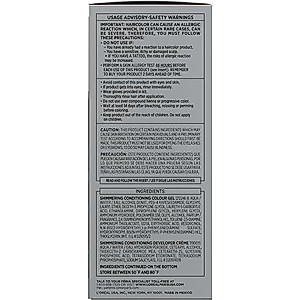 L'Oreal Paris Feria Multi-Faceted Shimmering Permanent Hair Color, 411 Downtown Denim, Pack of 1 Hair Dye Kit