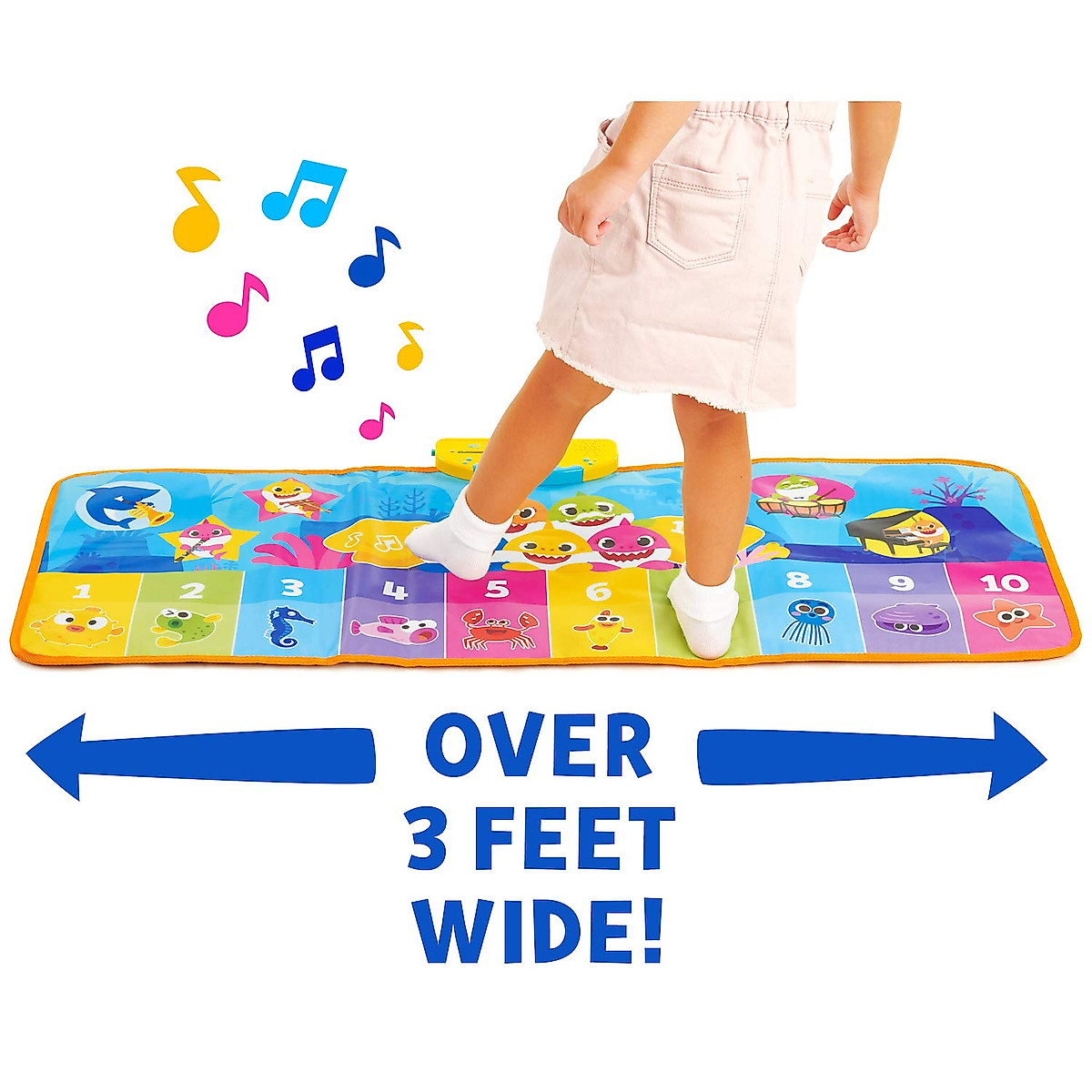 WowWee Baby Shark Official - Step & Sing Piano Dance Mat