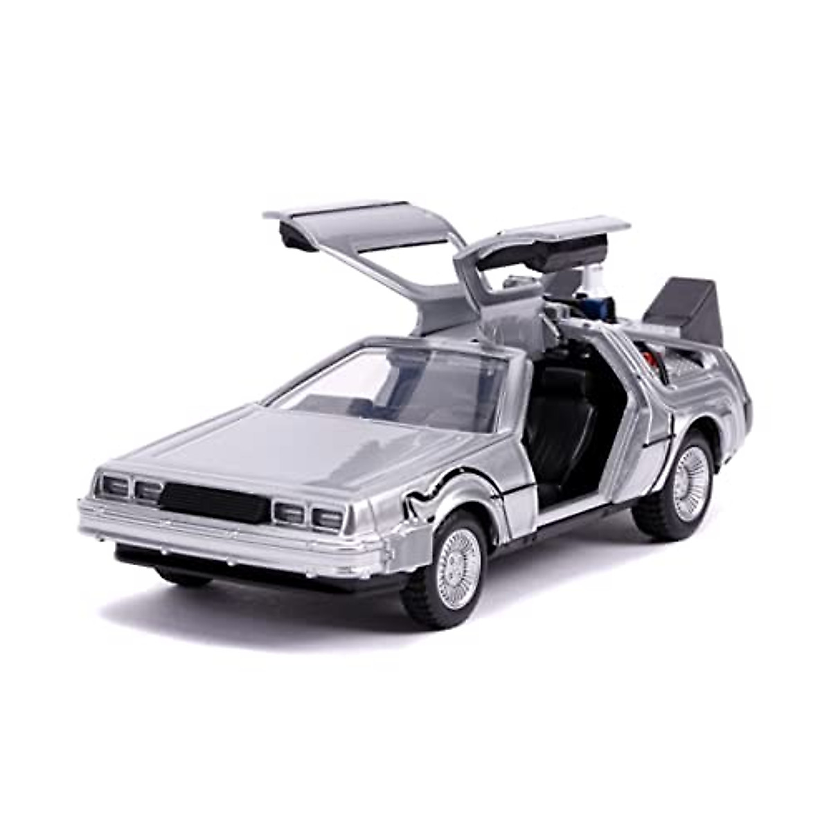 Jada Toys Back to The Future Part II 1:32 Time Machine Die-cast Car, Toys for Kids and Adults
