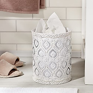 Popular Bath Waste Basket Monaco, White