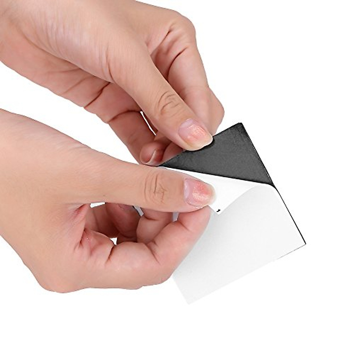 Gavigain 4pcs Set Furniture Riser Furniture Leg Risers PP Plastic Non Slip Riser for Table Desk Bed Sofa Black Color