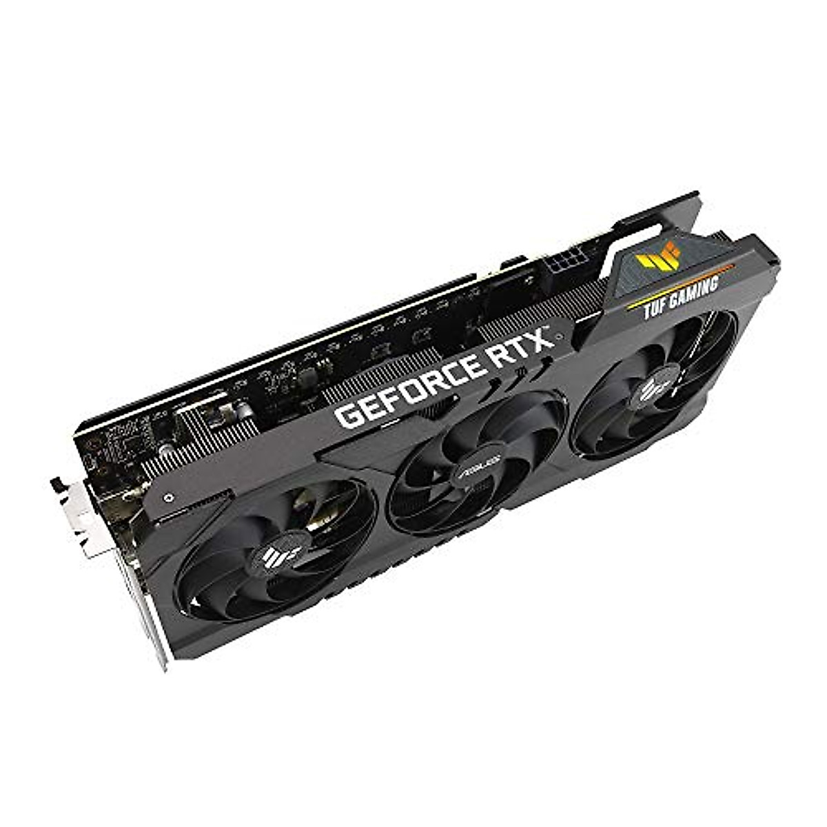 ASUS TUF Gaming NVIDIA GeForce RTX 3060 Ti OC Edition Graphics Card (PCIe 4.0, 8GB GDDR6, HDMI 2.1 , DisplayPort 1.4a, Dual Ball Fan Bearings, Military-Grade Certification, GPU Tweak II), Black