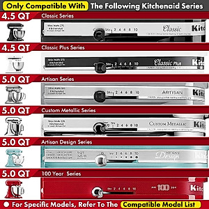 Paddle Attachment for KitchenAid 4.5-5 Quart Tilt-Head Stand Mixer, Flex Edge Beater Kitchen Aid Mixers Accessories with Silicone Edges Bowl Scraper (A)