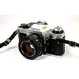 Vintage Canon AE-1 Program 35mm SLR Camera with 50mm 1:1.8 Lens