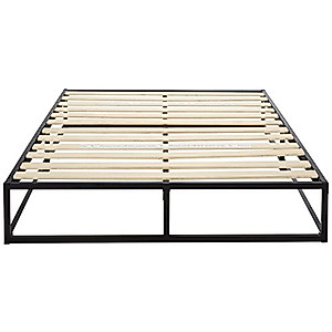 ZINUS Joseph Metal Platforma Bed Frame, Full & 12 Inch Green Tea Memory Foam Mattress / CertiPUR-US Certified / Bed-in-a-Box / Pressure Relieving, Full