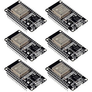 6Pcs ESP32 ESP-WROOM-32 Development Board ESP32S 2.4GHz Dual-Core WiFi Bluetooth Microcontroller