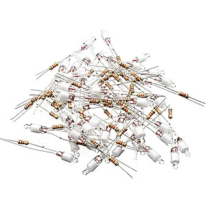 uxcell 50Pcs F5 5x13mm Bright Green Light Neon Light Bulb Indicator Lamp W 82K Resistor 2 Pin Clear Halogen Light Bulb for Closet Landscape Lighting