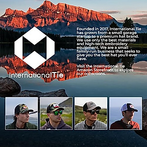 International Tie California State Bear Flag Premium-Quality Hat… White