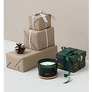 Skandinavisk Skog 'Forest' Scented Candle. Fragrance Notes: Pine Needles and Fir Cones, Birch Sap and Lily of The Valley. 3.17 oz.