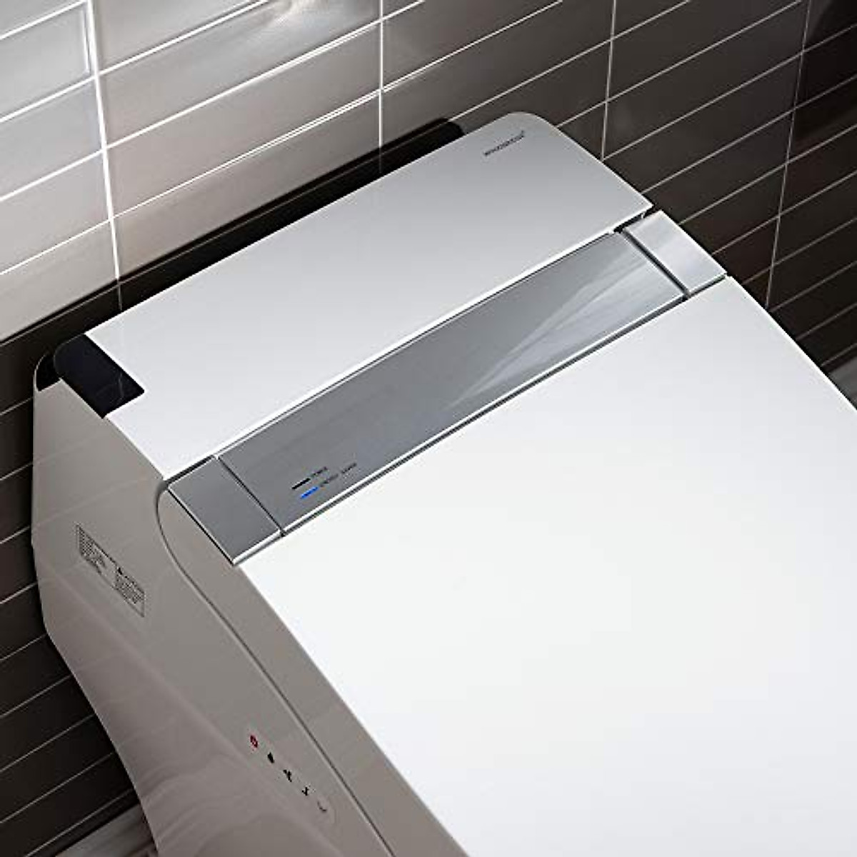 WOODBRIDGE B0960S Auto Flush, Auto Open & Auto Close, 1.28 GPF Single Flush Toilet with Intelligent Smart Bidet Seat and Wireless Remote Control, Chair Height