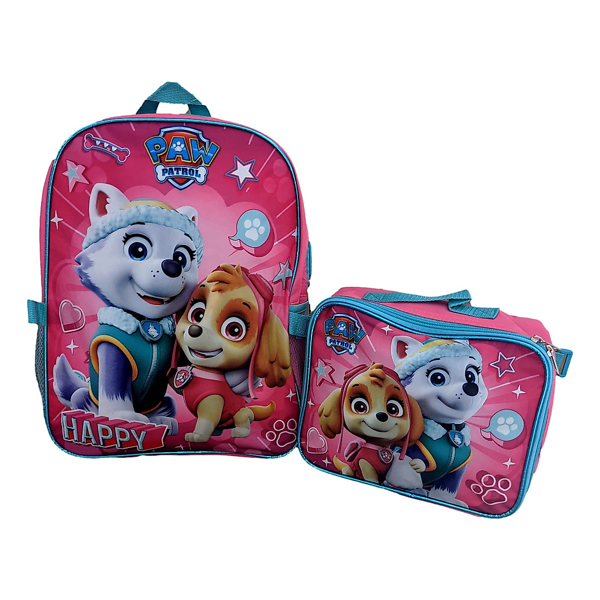 Group Ruz Nickelodeon Girl Paw Patrol 16" Backpack With Detachable Matching Lunch Box