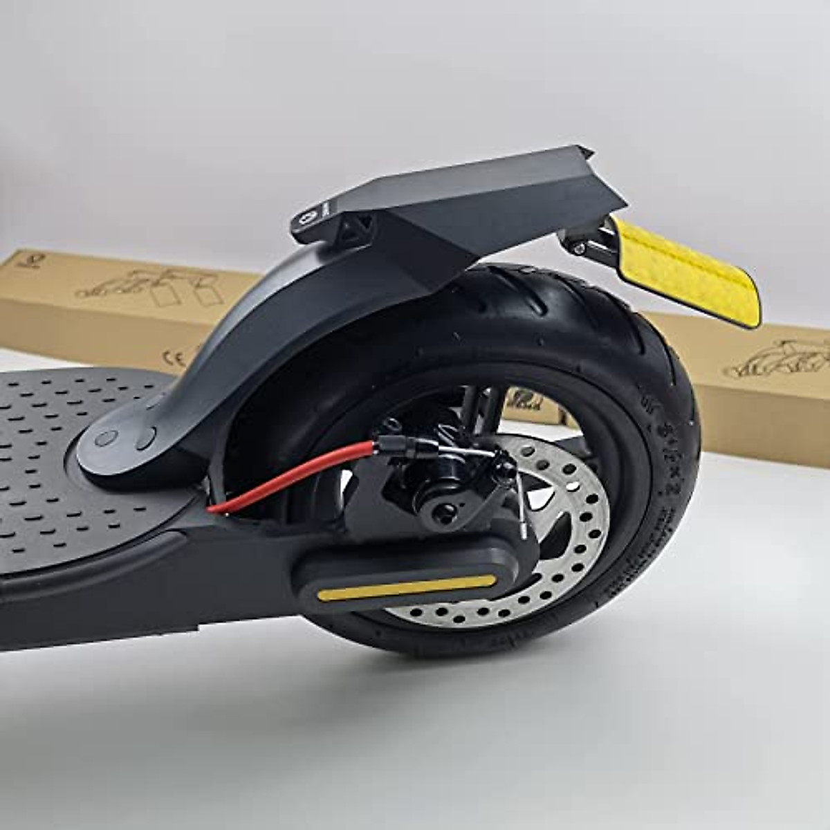 YBang Rear Wheel Fender Kit for Mi 3 for Xiaomi M365 / 1S / Pro / Pro 2 Electric Scooter Accessories, Mudguard with LED Taillight Spare Part Modification Kit, Black