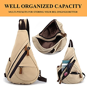 Sling Bag Small Crossbody Backpack Shoulder Casual Daypack Chest Bag For Outdoor Cycling Hiking Travel Darkgray