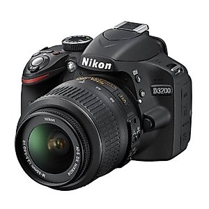 Nikon D3200 24.2 MP CMOS Digital SLR with 18-55mm f/3.5-5.6 AF-S DX VR NIKKOR Zoom Lens (Import)