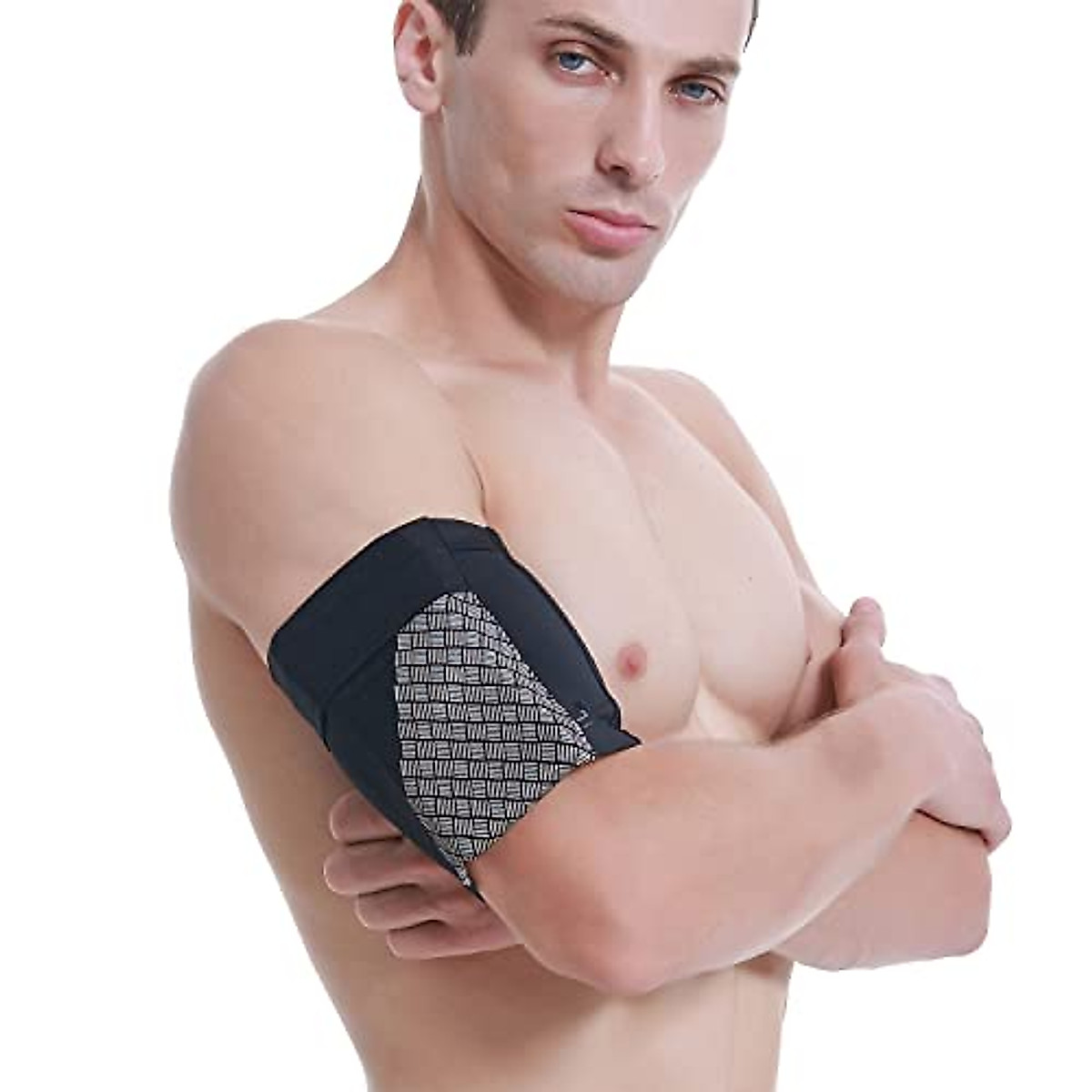 Universal Sports Armband for All Phones. Cell Phone Armband for Running, Fitness and Gym Workouts (iPhone X/8/7/6/Plus,Samsung Galaxy S9/S8/S7/S6/Edge/Plus & LG, Google & More) Black M